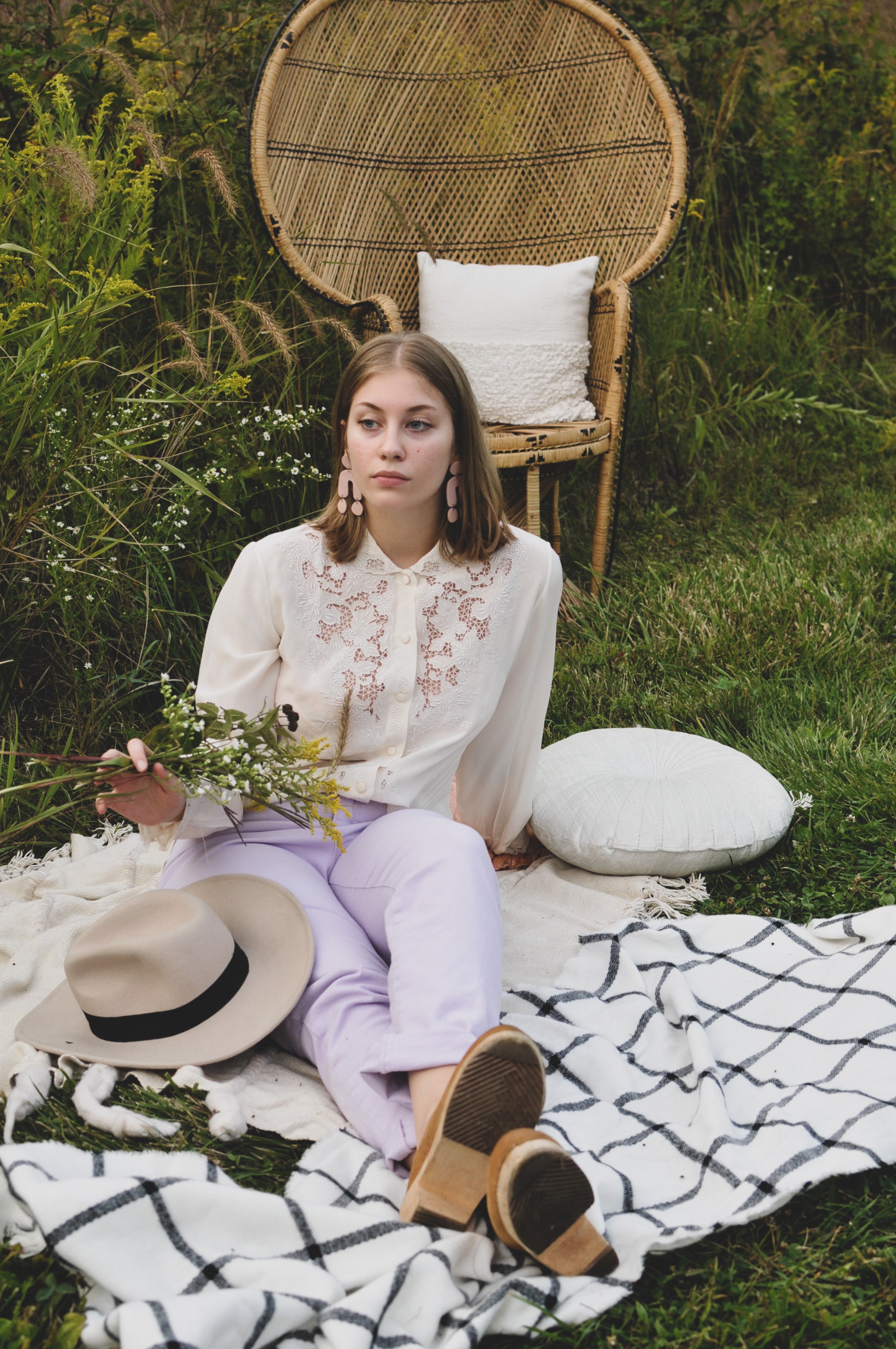 Hand Embroidered Silk Blouse – Revival Haus